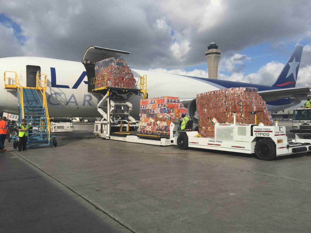 CBP holds a press conference at LAN CARGO’s facilities in Miami ...